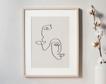 One line drawing | Etsy