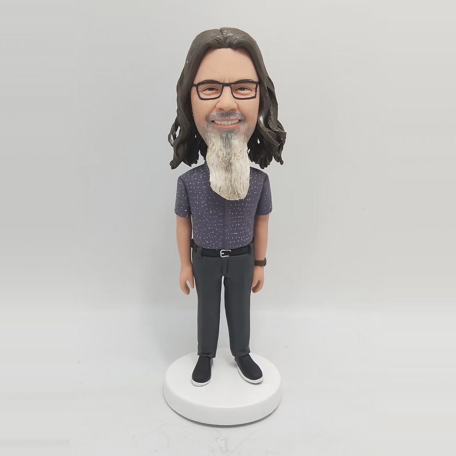 Custom Father Bobblehead: Personalized Polymer Clay Figurine - Etsy