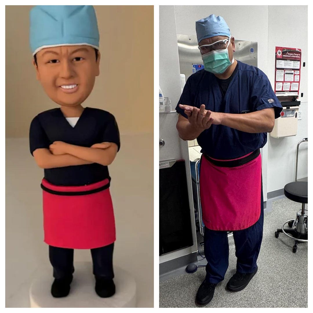 Custom Doctor Bobblehead: Personalized Medical Figurine - Etsy
