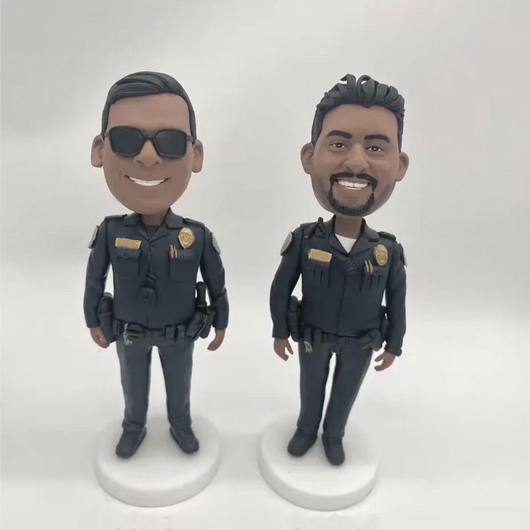 Gift for Policeman Custom Bobblehead, Policeman Gift for Husband ...