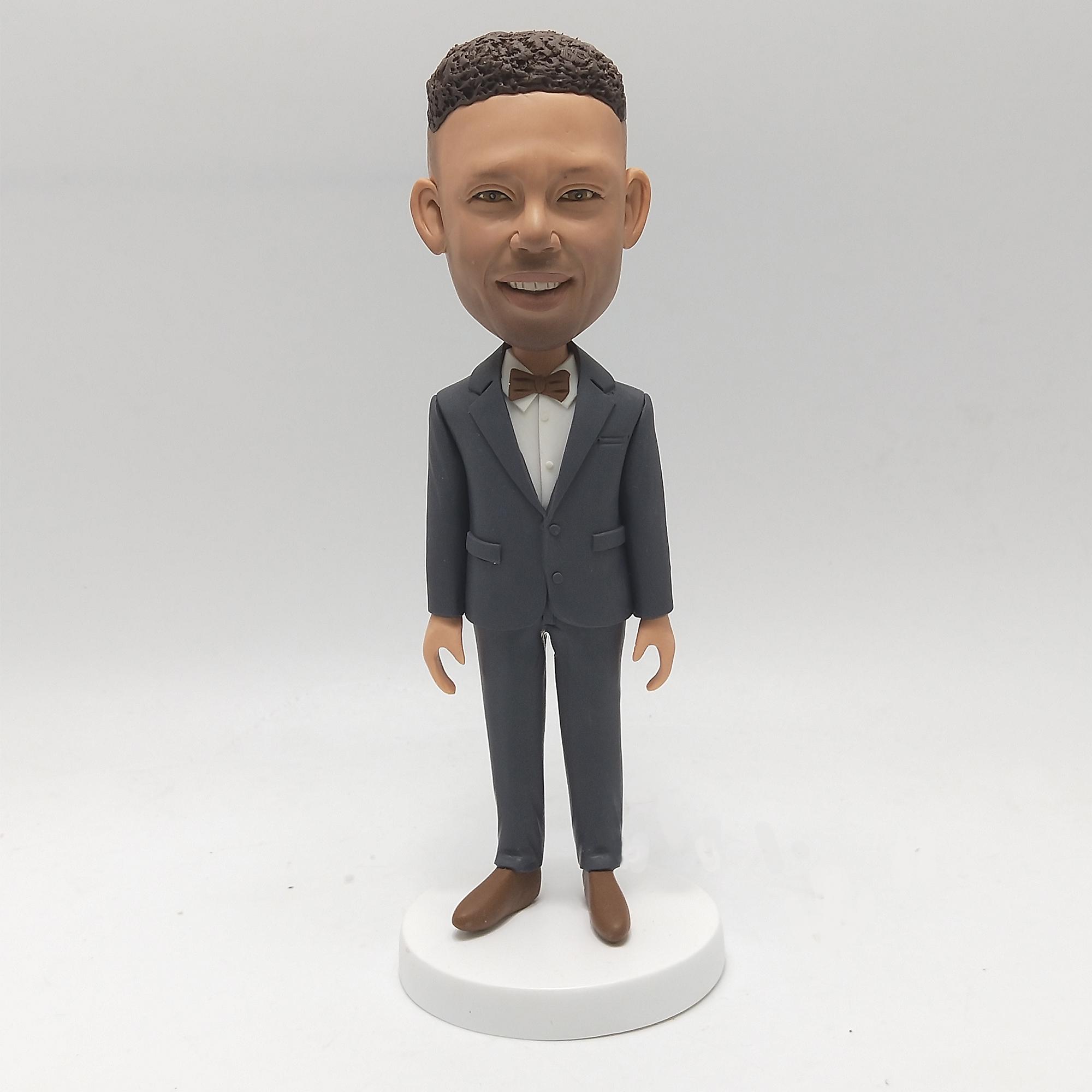 Custom Father Bobblehead: Personalized Polymer Clay Figurine - Etsy