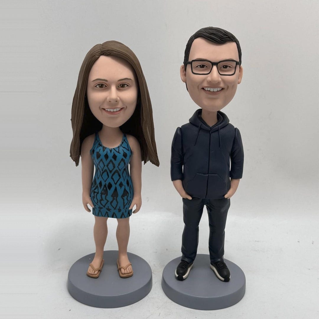 Customized Figures,wobble Head, Personalize Bobble Head,wedding ...