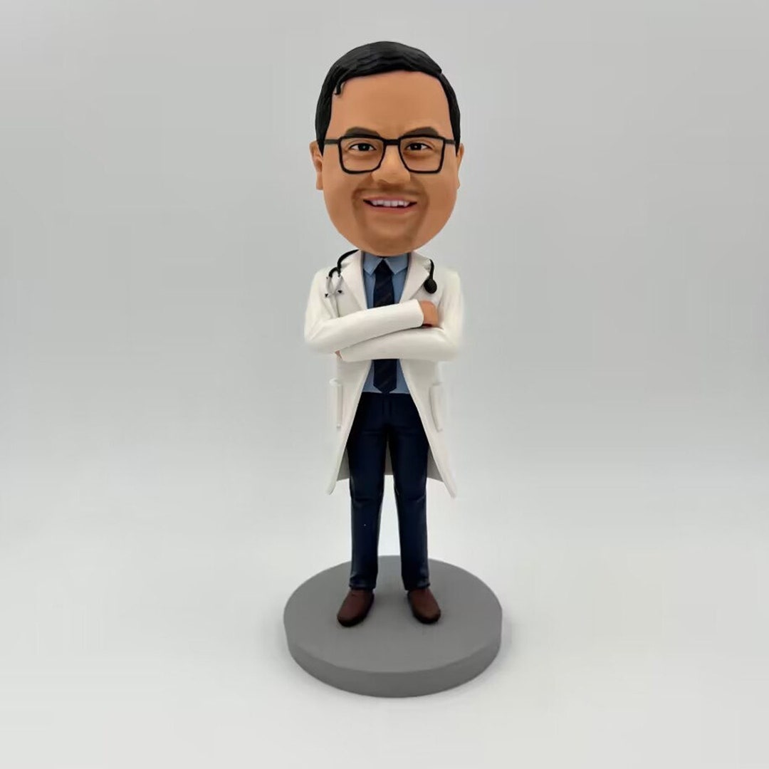 Custom Doctor Bobblehead: Personalized Polymer Clay Doctor Statue - Etsy