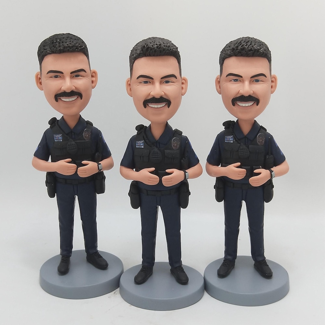Custom Policemen Bobblehead, Custom Police Officer Bobblehead ...