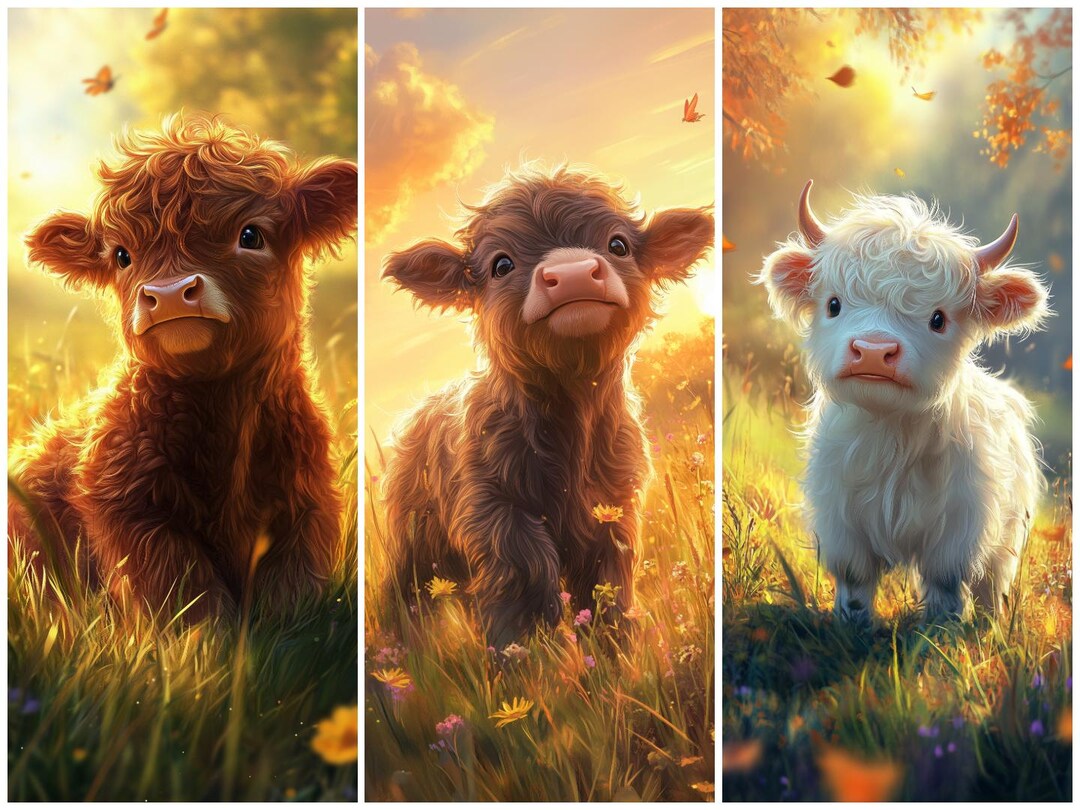 Cute Baby Miniature Cow Prints/ iPhone Wallpaper/ Lockscreen Pack of 3 ...