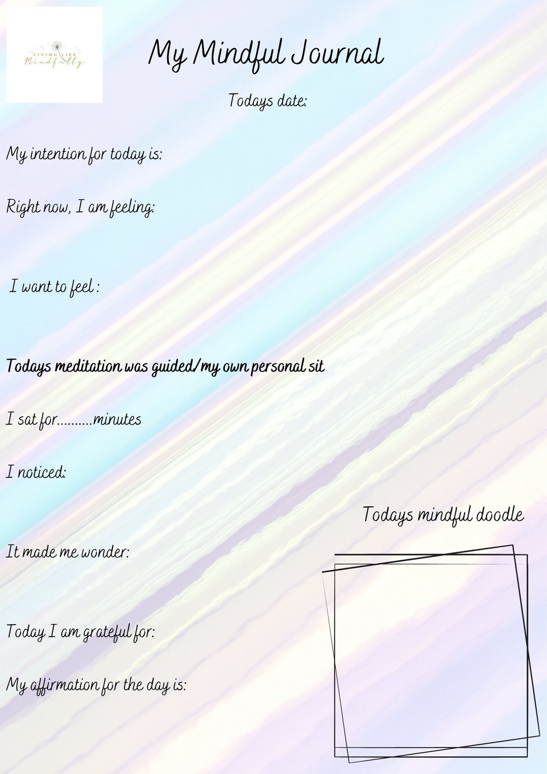 My Mindful Journal - Etsy UK