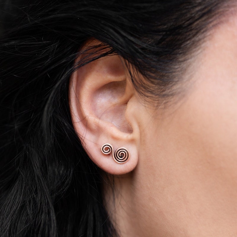 Copper Earrings - Etsy