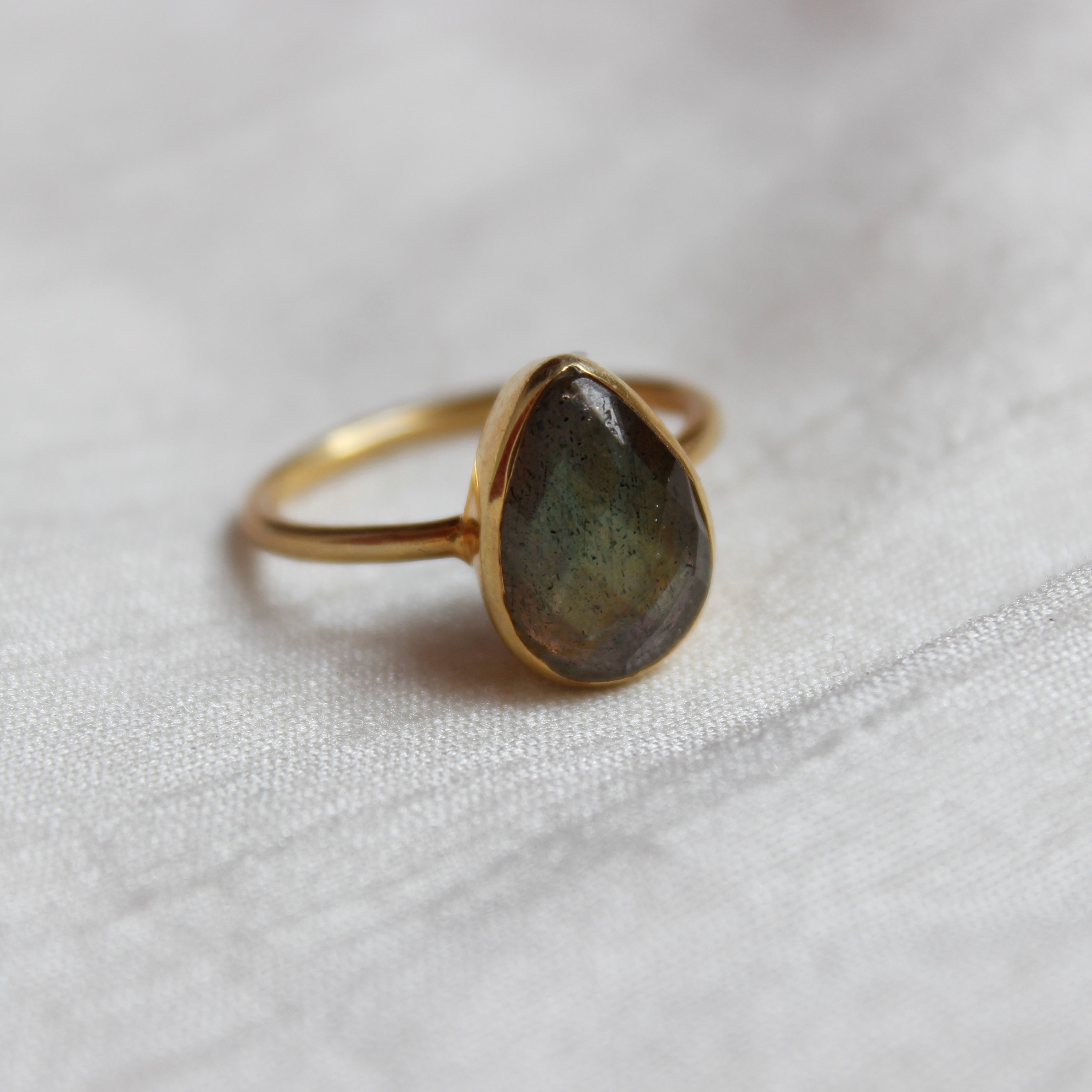 Labradorite Ring 925 Sterling Silver Ring Gold Plated Ring | Etsy