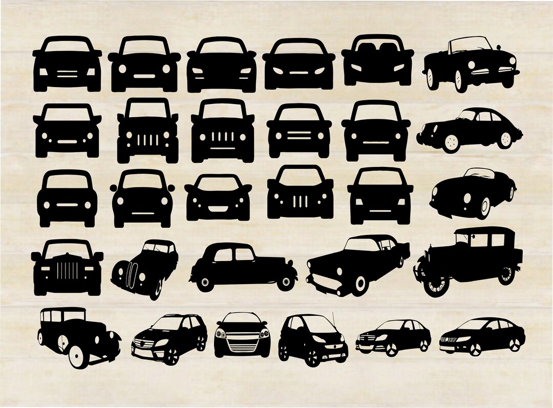 CARS SVG BUNDLE, Cars Clipart, Cars, Car Silhouette, Vehicles ...
