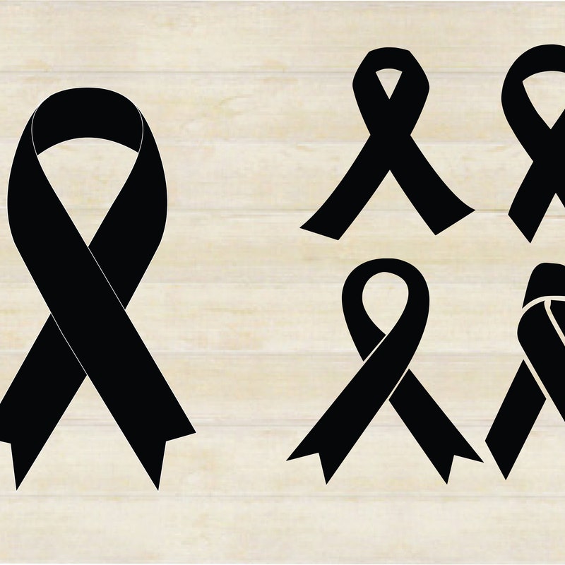Cancer Ribbon Svg - Etsy