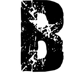 Distressed Font, Distressed Alphabet, Scratched Character, Old Letters ...