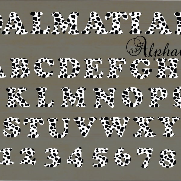 Dog Alphabet Clipart - Etsy