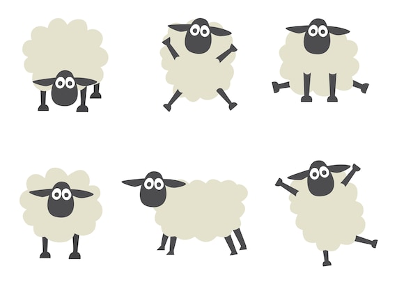 Cute Sheep Vector