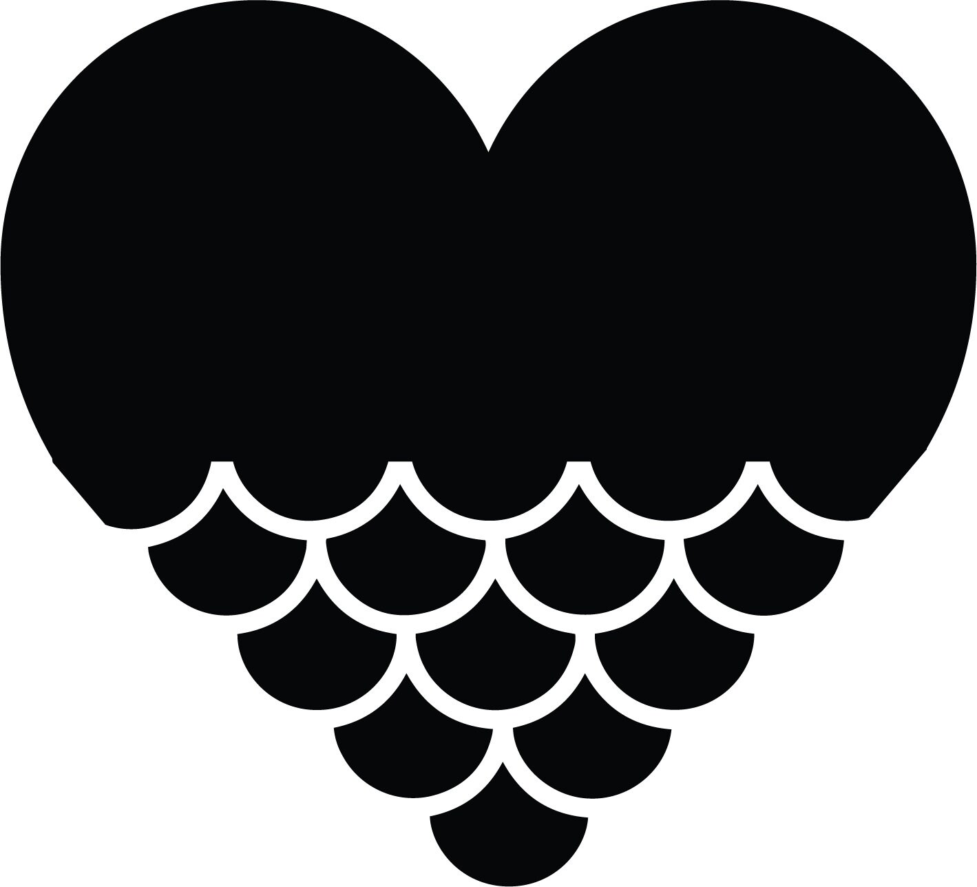 Mermaid Heart SVG Mermaid Heart Bundle 3 Scales Heart | Etsy