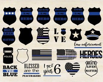 Police Badge Dxf - Etsy