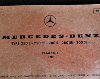 Mercedes Benz Catalog - Etsy