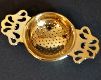 Gold Tea Strainer - Etsy