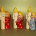 RICH CONNOLLY Folk Art Angels With Candles Chalk Ware Collectible ...