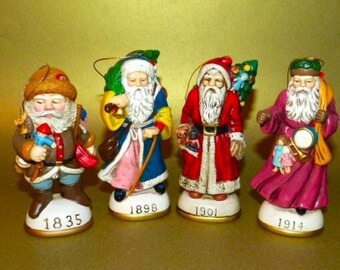 The Memories of Santa Collection Ornament SANTA 1913 Bisque Hand ...