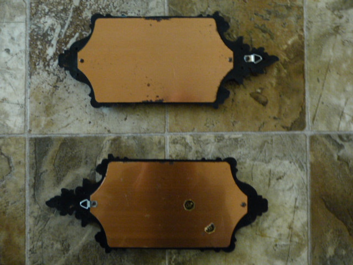 COPPERCRAFT GUILD Wall Plaques Copper 3D 2 Patterns Vintage Taunton ...