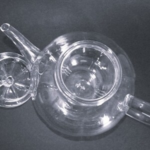 PRIMULA Daisy Clear Glass Lidded Teapot With Infuser 40 Oz. 4.75 S 10.5 ...