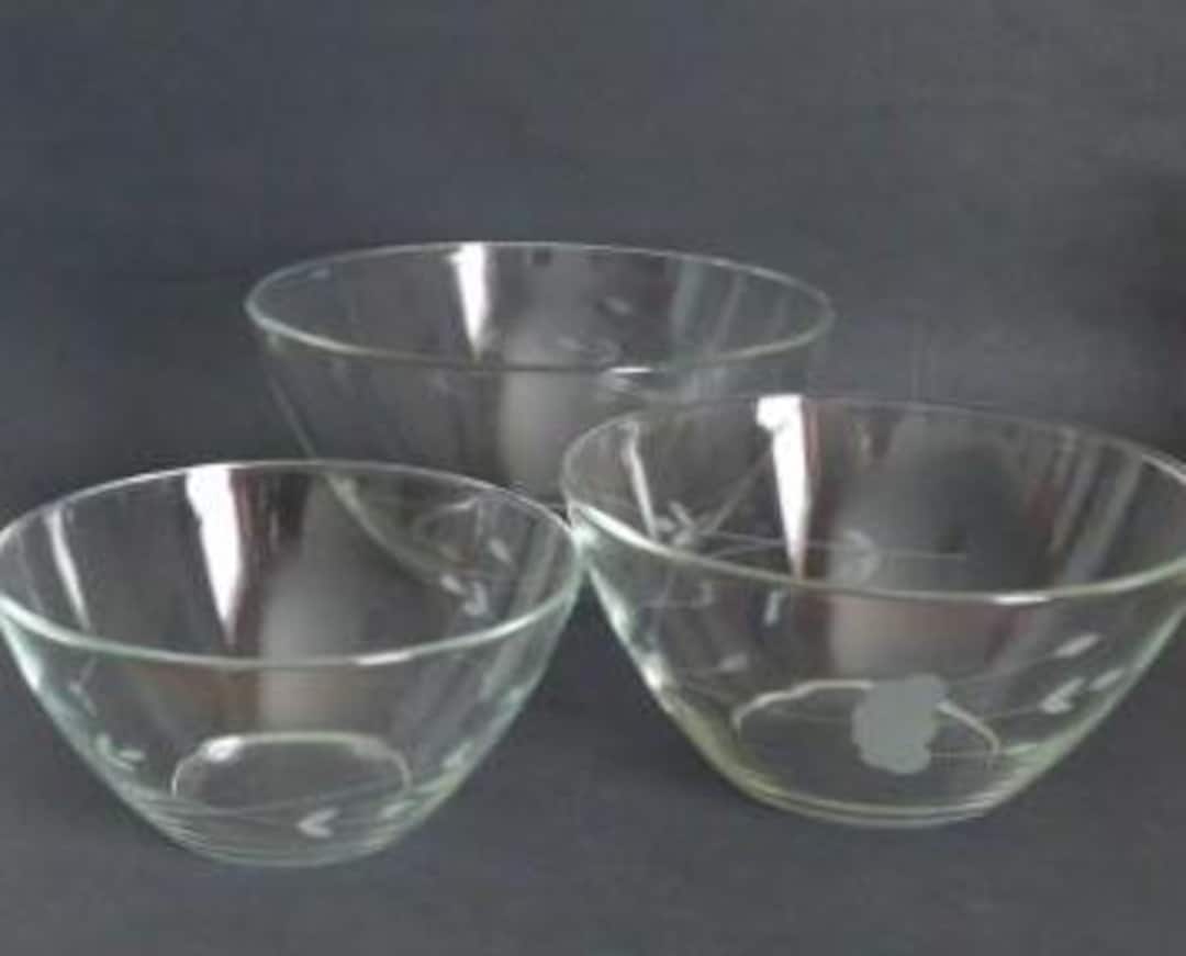 PRINCESS HOUSE Bowls Crystal Heritage Collection ARCOROC Made in France ...