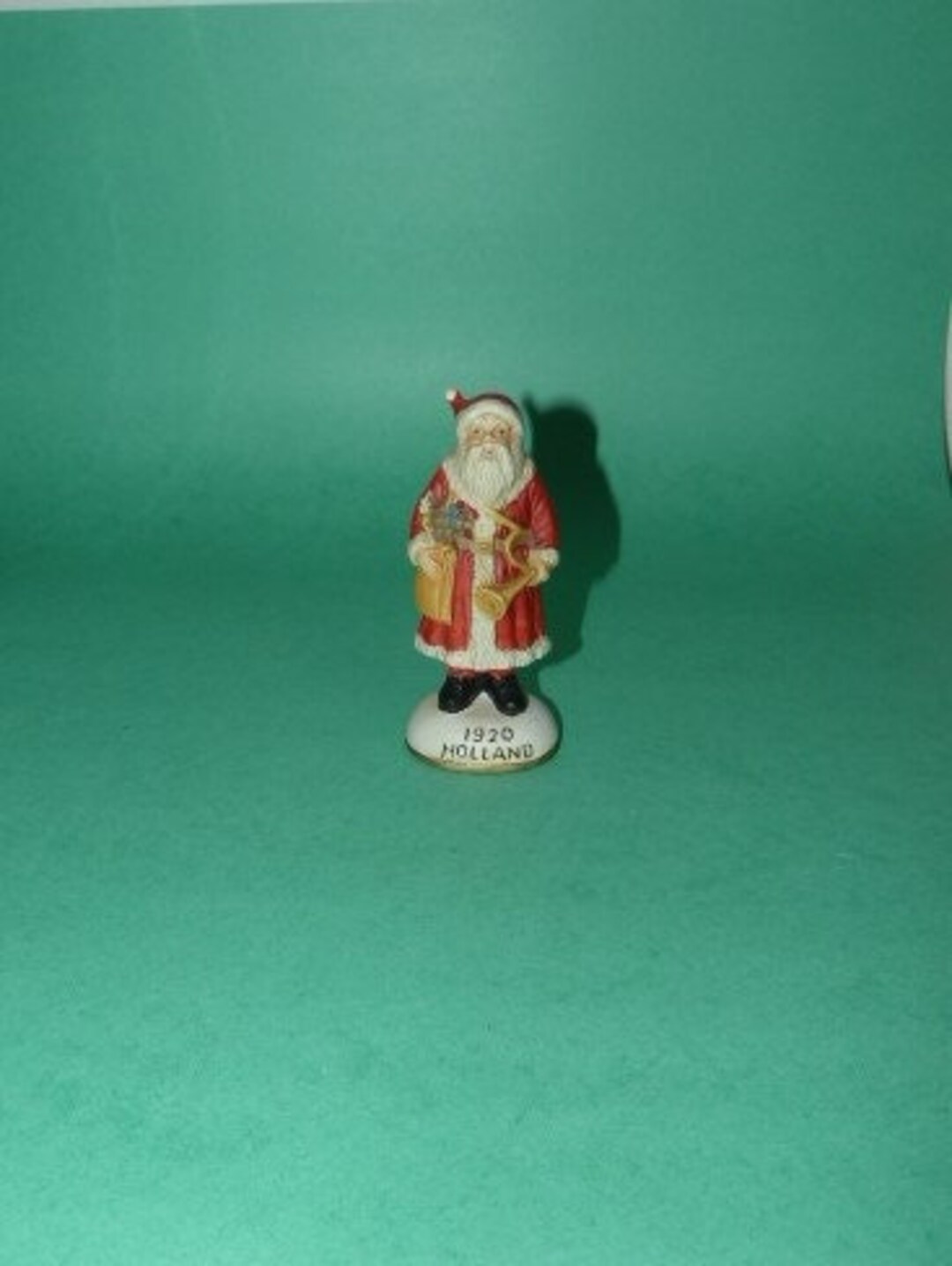 Trim-a-tree Collectible Porcelain Santa Figurine SANTA 1920 Holland 5 X ...