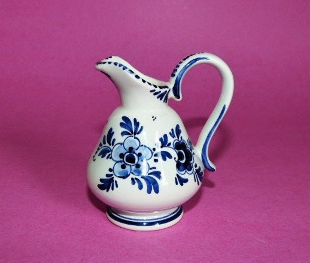 DELFTS Holland Mini Pitcher #176 Made in Holland 3” - Etsy
