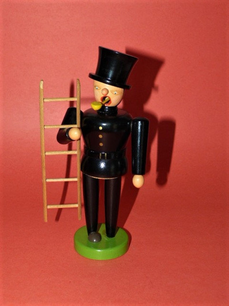 Incense Smoker Man Chimney Sweep Wooden Toymaker Original - Etsy