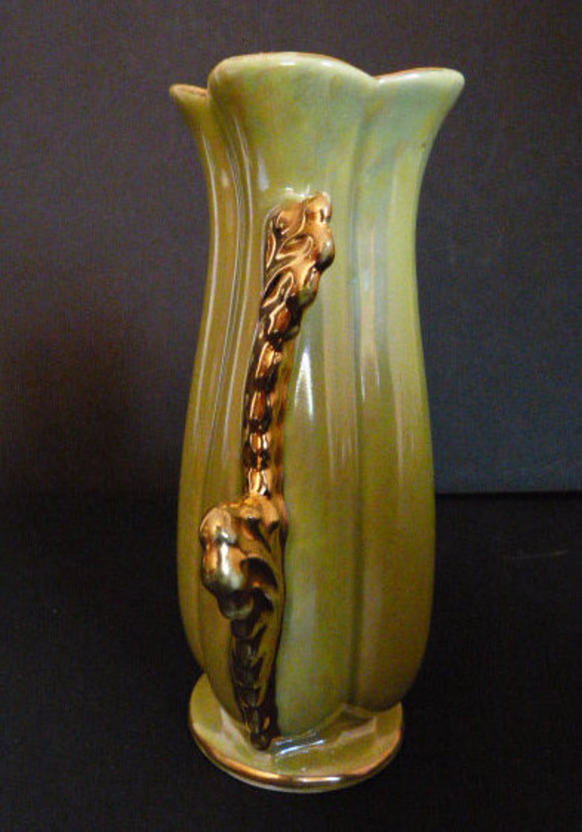 PEARL 1950s Lusterware Vase - Etsy
