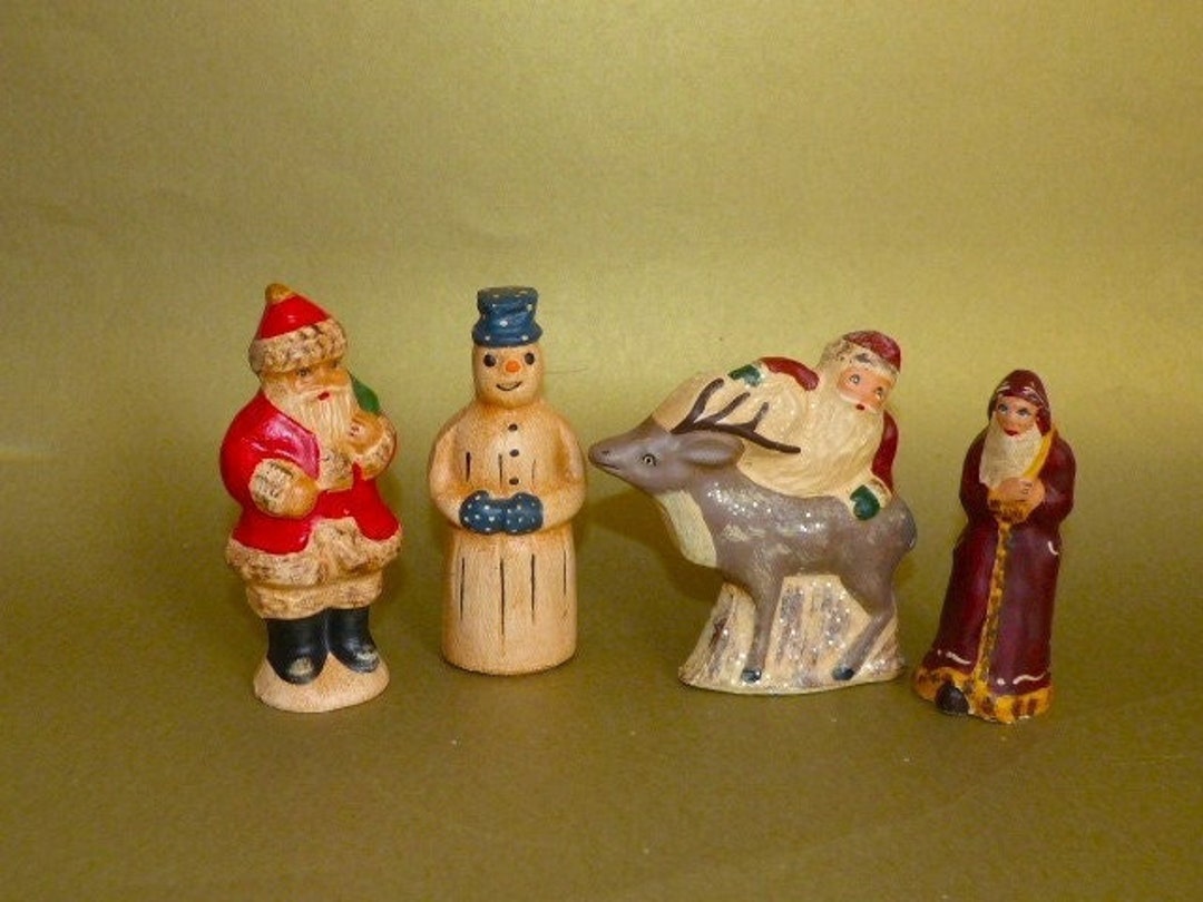 RICH CONNOLLY Folk Art Assorted Figurines Chalk Ware Signed 49 Dollars ...
