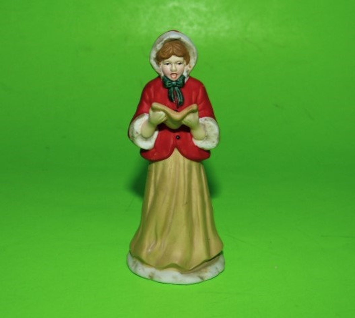 RUSS Christmas Village Figurine & Ornaments Holiday Village Bisque ...
