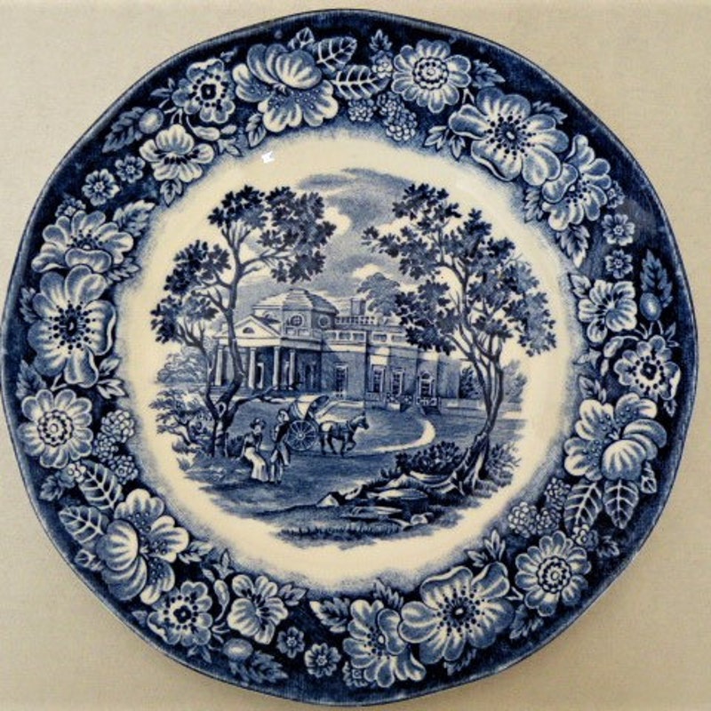 Liberty Blue Plate - Etsy