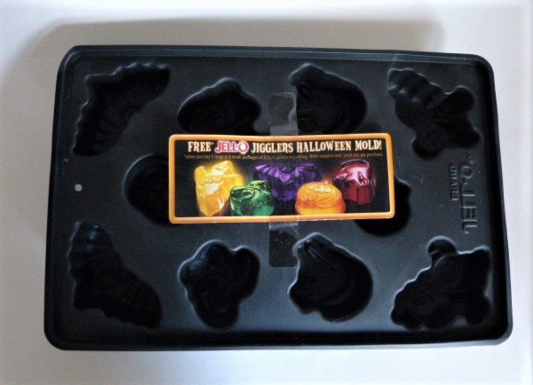 JELL-O Happy Jell-oween Jigglers Halloween Mold 10 Cavities Plastic ...
