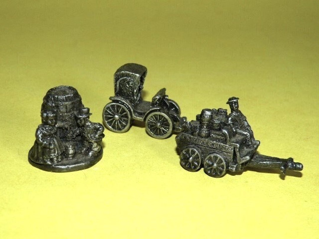 Miniature Village IRS China Pewter 1” Figurines 10 Dollars per Figurine ...