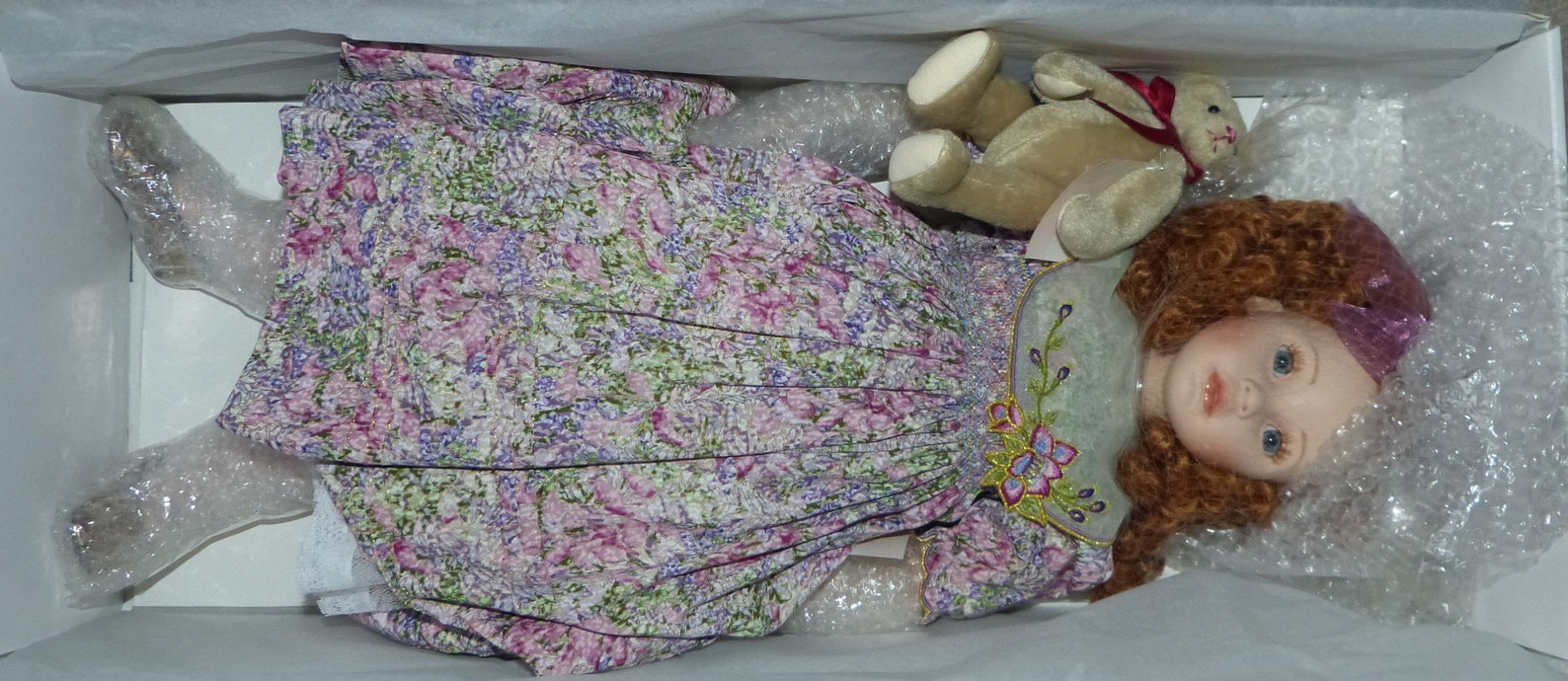 PAULINE'S Limited Edition Dolls EDWINA Porcelain 22” Pauline Bjonness ...