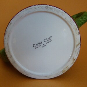 COOKS CLUB Teapot Basket of Fall Fruit Ceramic 7” X 8.5” - Etsy