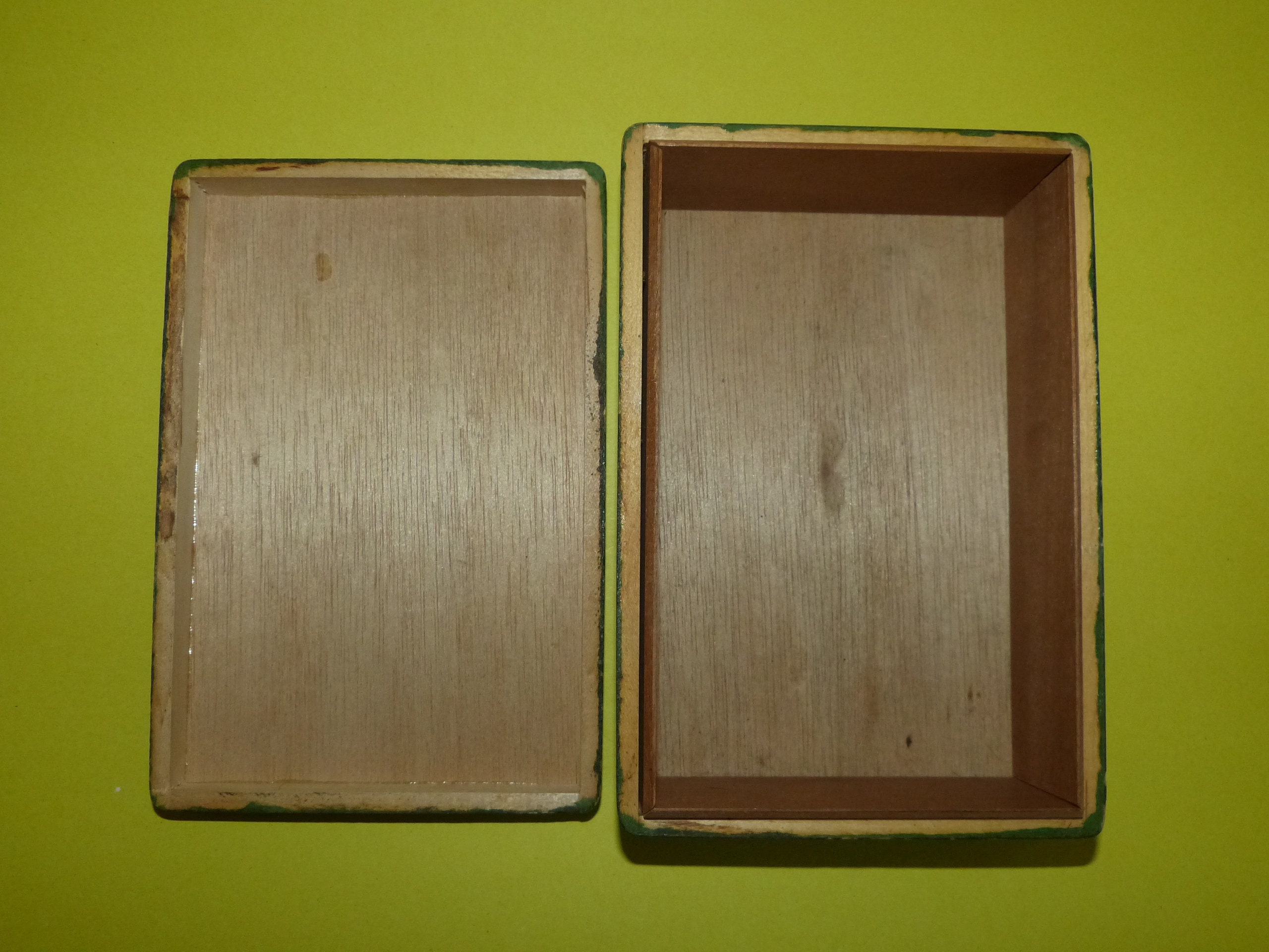 Wooden Box Painted Hunting Scene Jewelry Trinkets 3 X 7.5 - Etsy