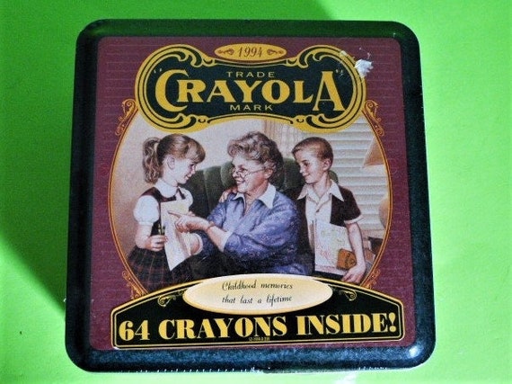 CRAYOLA Trade Mark 64 Crayons Inside 1994 Childhood Memories That Last A Lifetime Factory Sealed Etsy