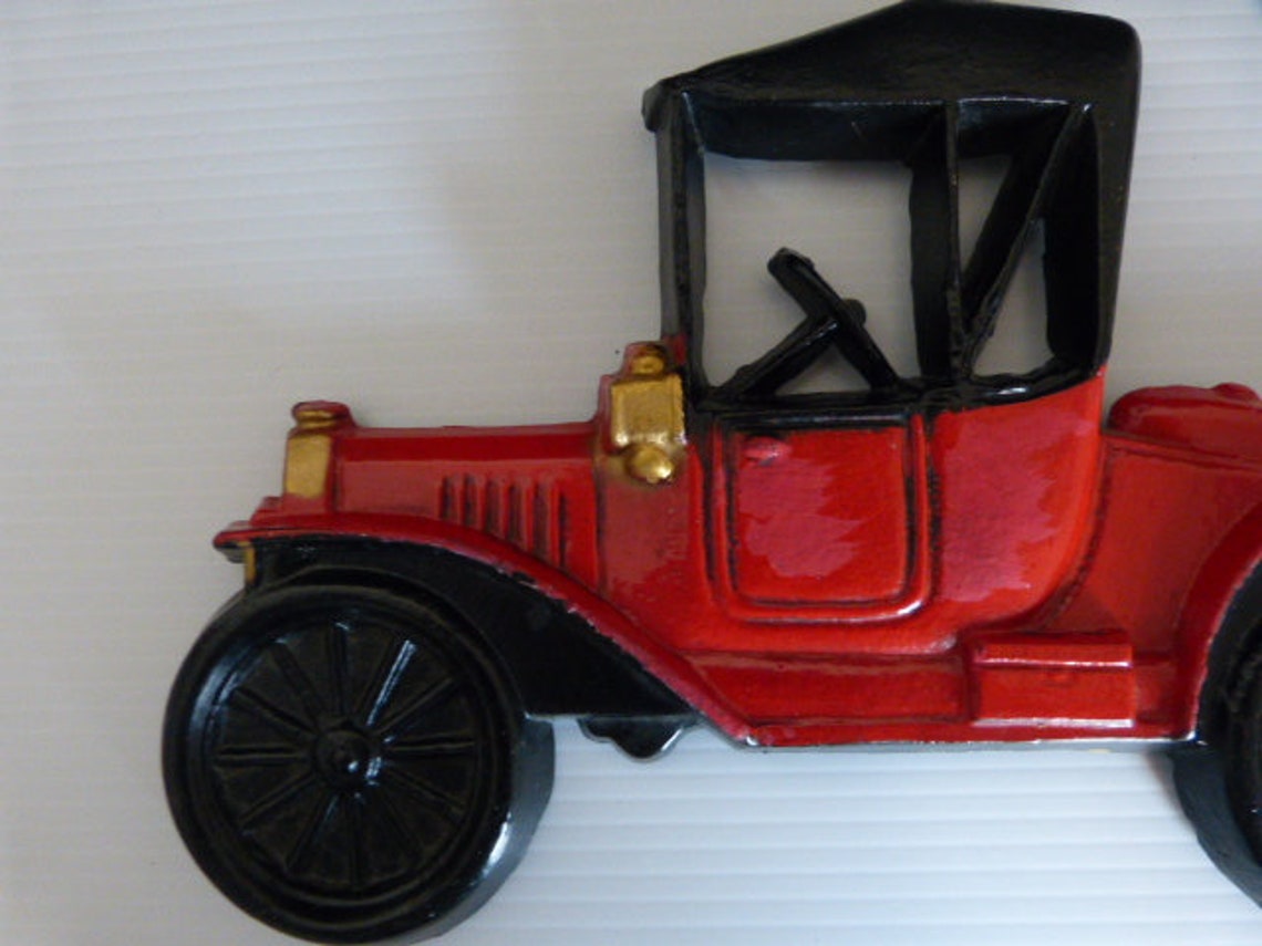 Wall Hanging Antique Car Cast Iron Vintage Made in Japan #1147 - Etsy