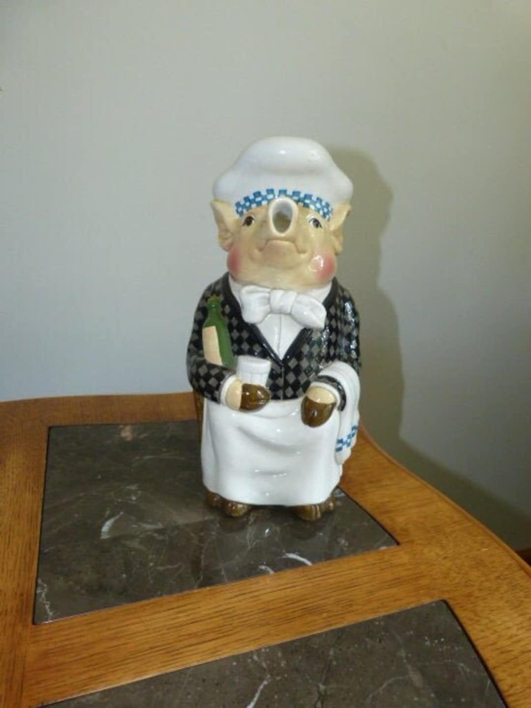 DEPARTMENT 56 Jam-bon Pitcher RARE 11” X 7” - Etsy