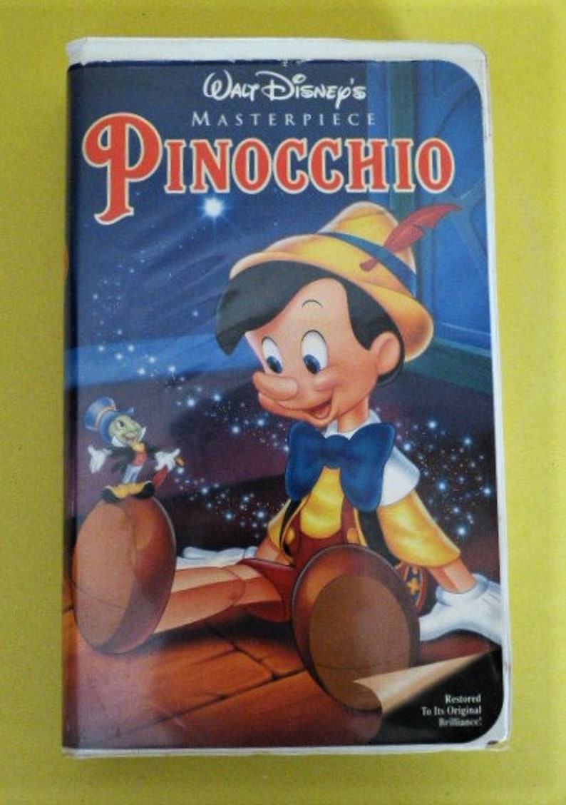 WALT Disney’s Masterpiece Pinocchio VHS #239-2 Used - Etsy