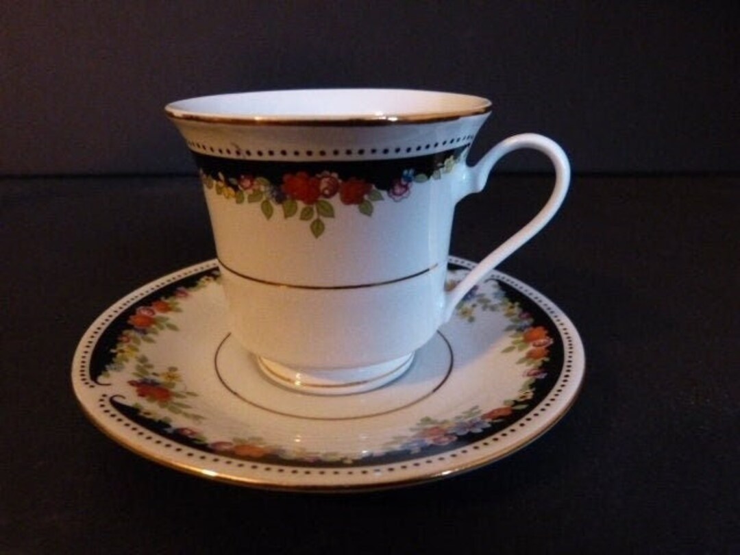 Mini Tea Cup and Saucer Truly Tasteful Fine China Made in China Vintage ...