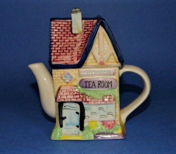 HOUSTON HARVEST HH Tea Room Mini Teapot 2000 Collectors | Etsy