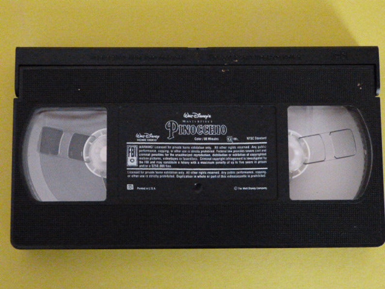 WALT Disney’s Masterpiece Pinocchio VHS #239-2 Used - Etsy