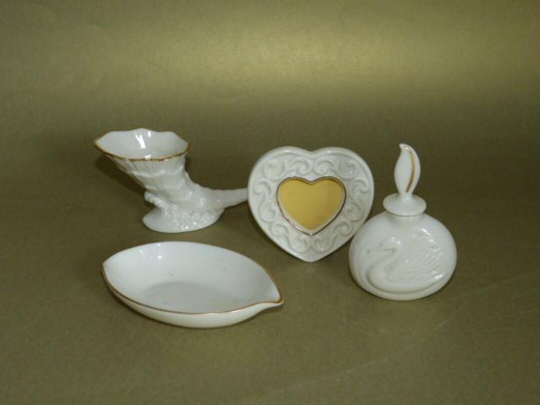 LENOX Collectibles Ivory Gold Accents - Etsy
