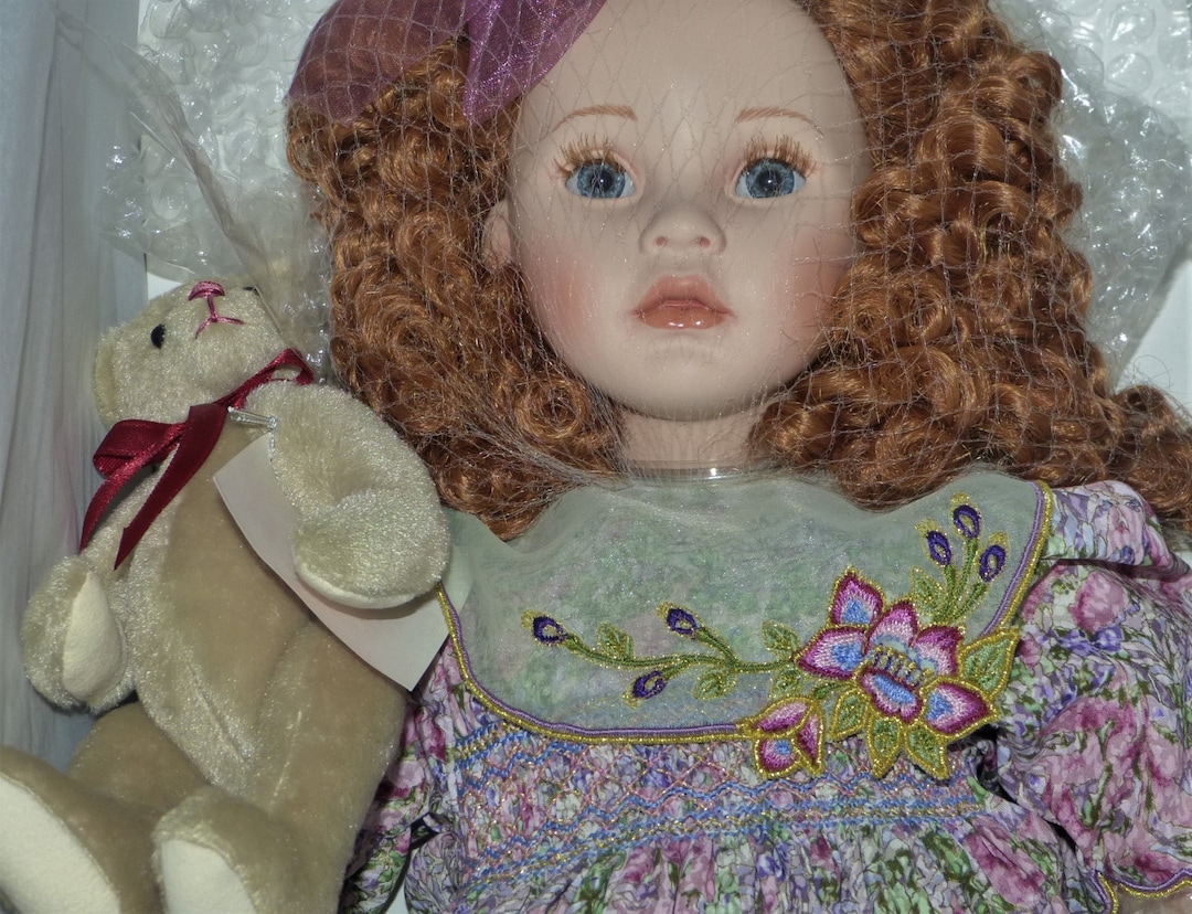 PAULINE'S Limited Edition Dolls EDWINA Porcelain 22” Pauline Bjonness ...