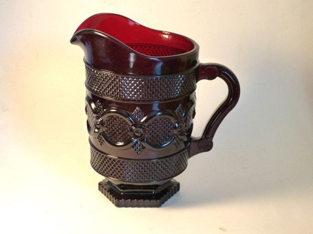 AVON 1876 Pitcher Cape Cod Collection Roman Rosette 8.25 1984 - Etsy