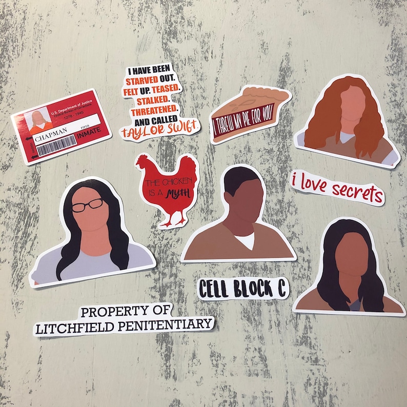Prison Sticker Pack - Etsy UK