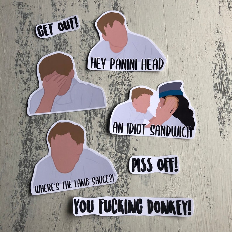 Gordon Ramsay Sticker Pack | Etsy
